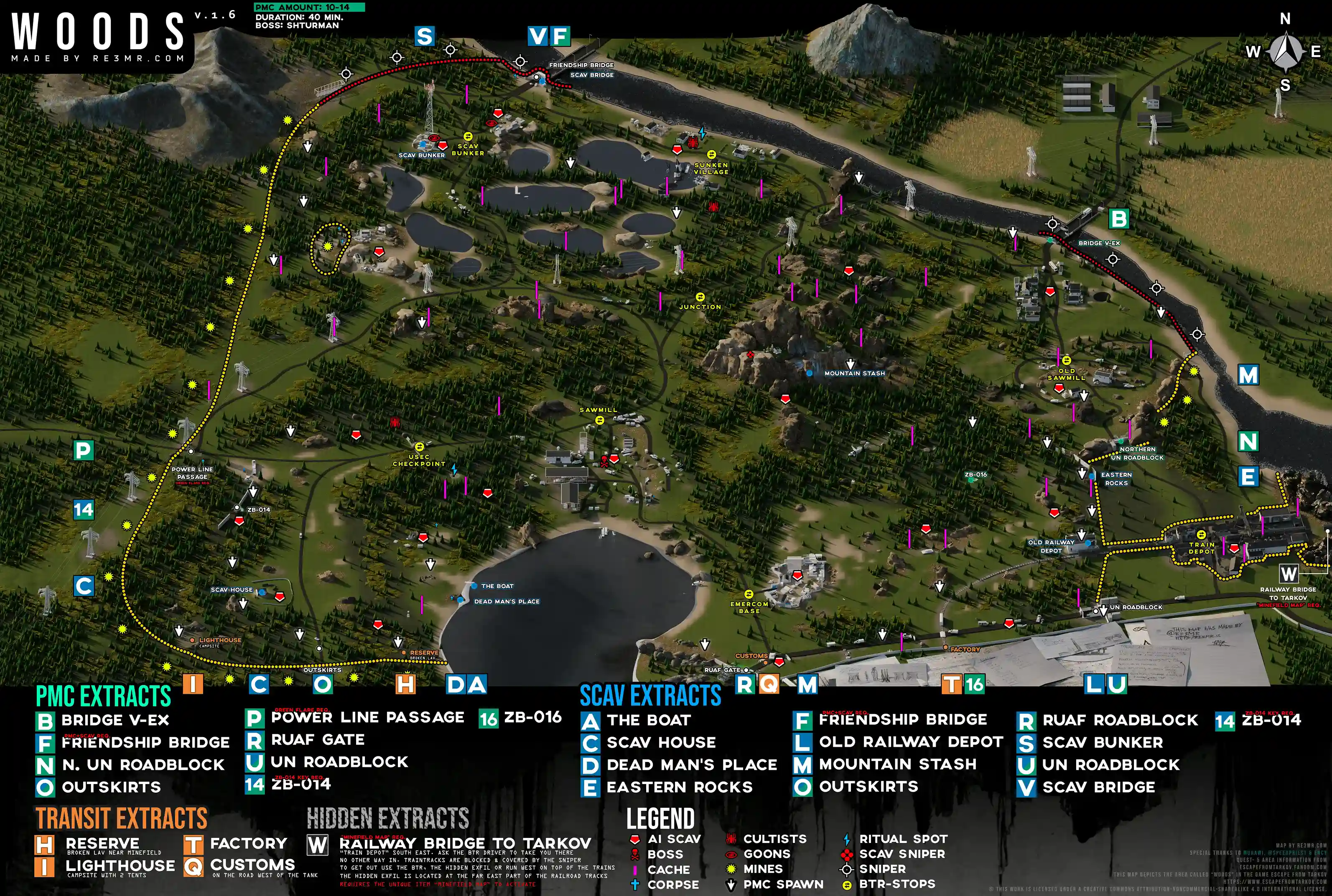 Tarkov Goon Tracker - Live Map & Spawn Rates
